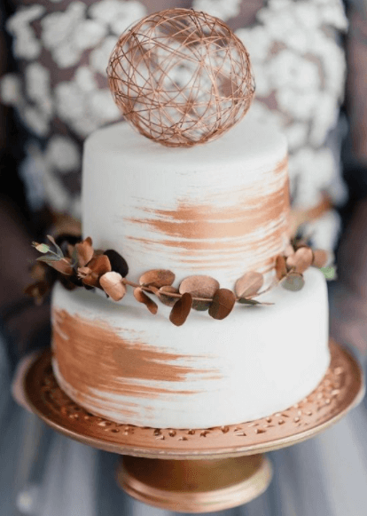 copper-wedding-cake | Nico and Lala