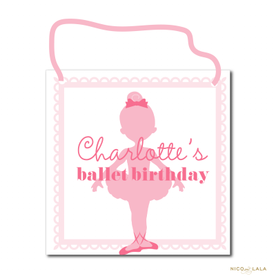 Ballet-Birthday-Door-Sign | Nico and Lala